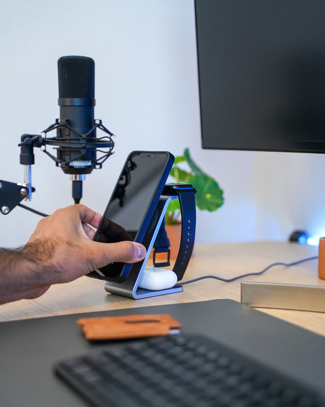 2X faster charging. 3 in 1 Wireless Charger for your Phone, Watch, and ...