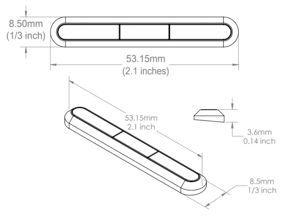 2-Pack MagSticks | Magnets to Stick MagBak Magnetic Case | Magnet Mounts