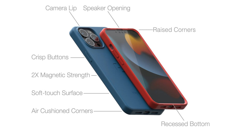 MagBak Magnetic Phone Case for iPhone 13 Series | Slim | MagSafe Charging