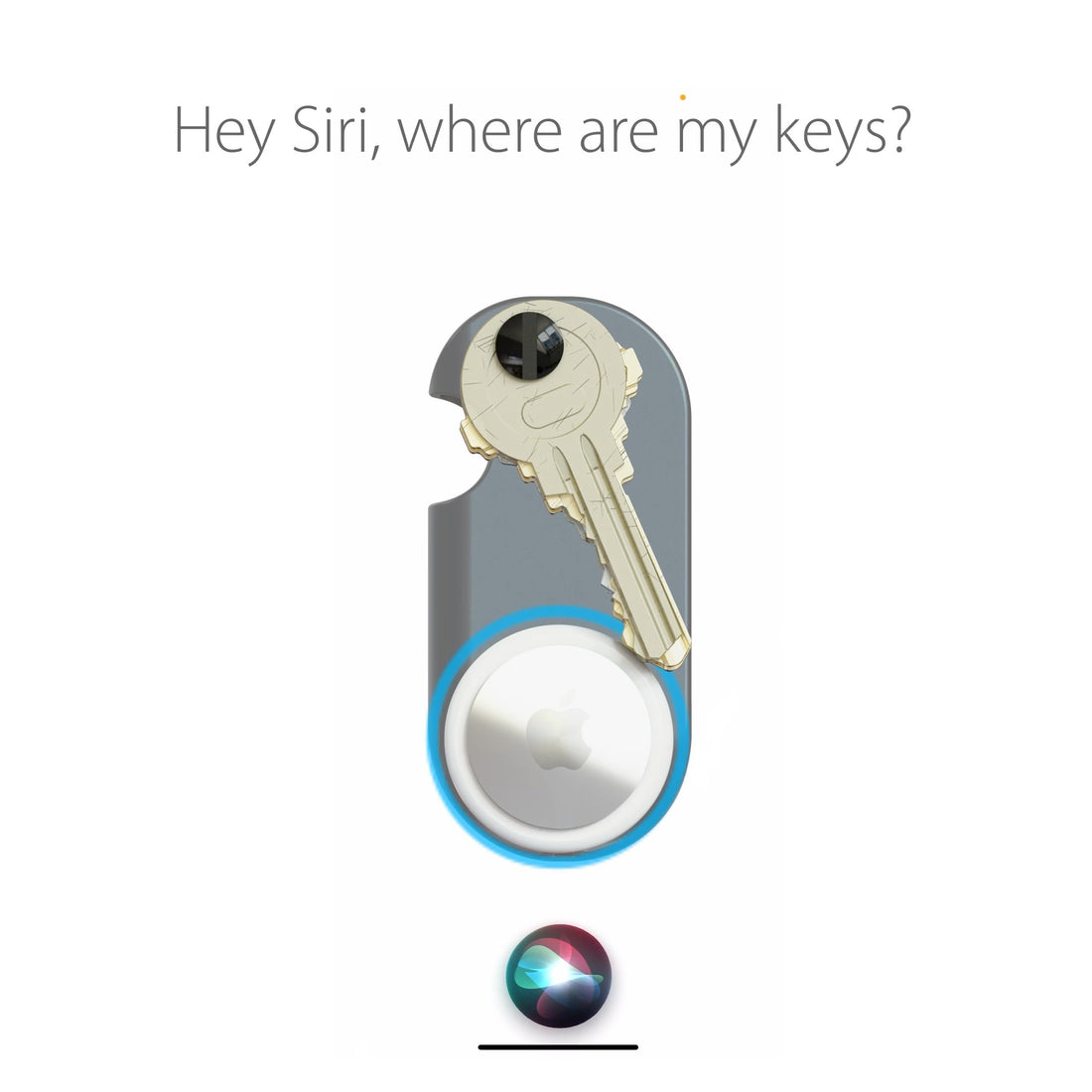 MagBak KeyTag | Minimalist Aluminum Key Holder | AirTag Compatible