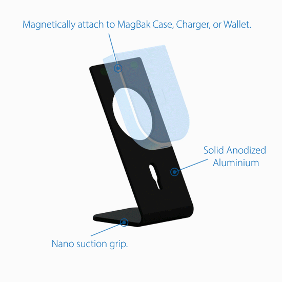 MagBak Desk Stand | Phone Stand for Magnetic Phone Cases