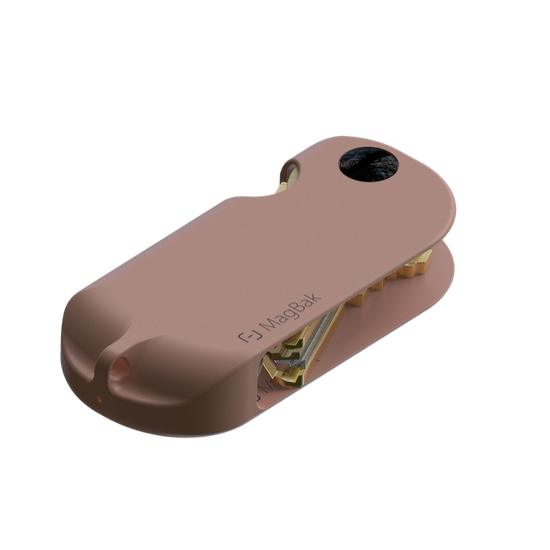 MagBak KeyTag | Minimalist Aluminum Key Holder | AirTag Compatible