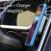 MagBak Magnetic Car Mount & Charger | Wireless MagSafe Charging | USB