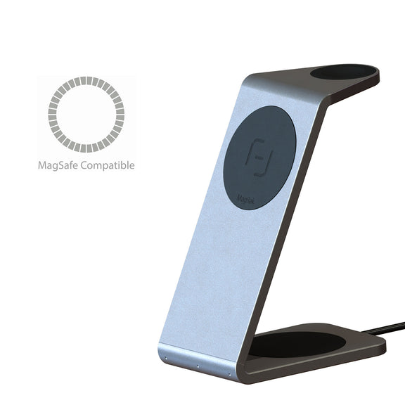 MagBak MultiCharger 3-in-1 Stand | Charge iPhone, Airpods & Apple Watch